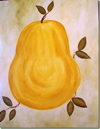 One More Pear Painting Tutorial - Just Paint It Blog